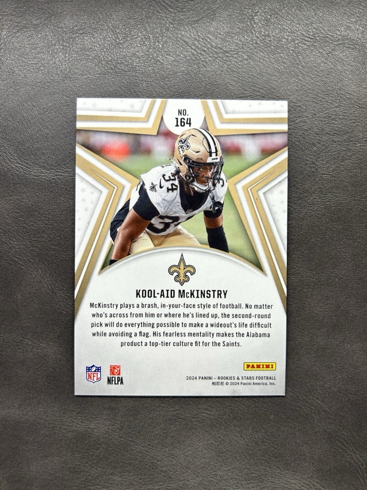Kool Aid Mckinstry 2024 Rookies & Stars Blue Foil /149 No. 164 New ...