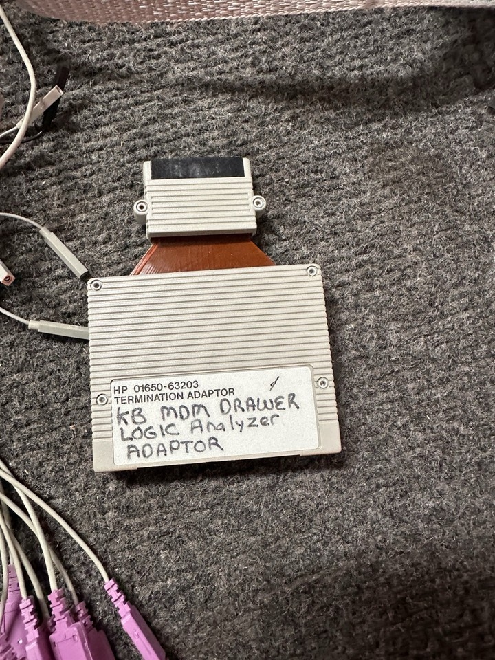 12 Agilent HP Logic Analyzer Cables Probes 16520-62102 1652069501 ...