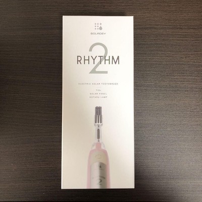 SOLADEY RHYTHM 2 Baby Pink Electric Toothbrush Normal Sonic Vibrations ...