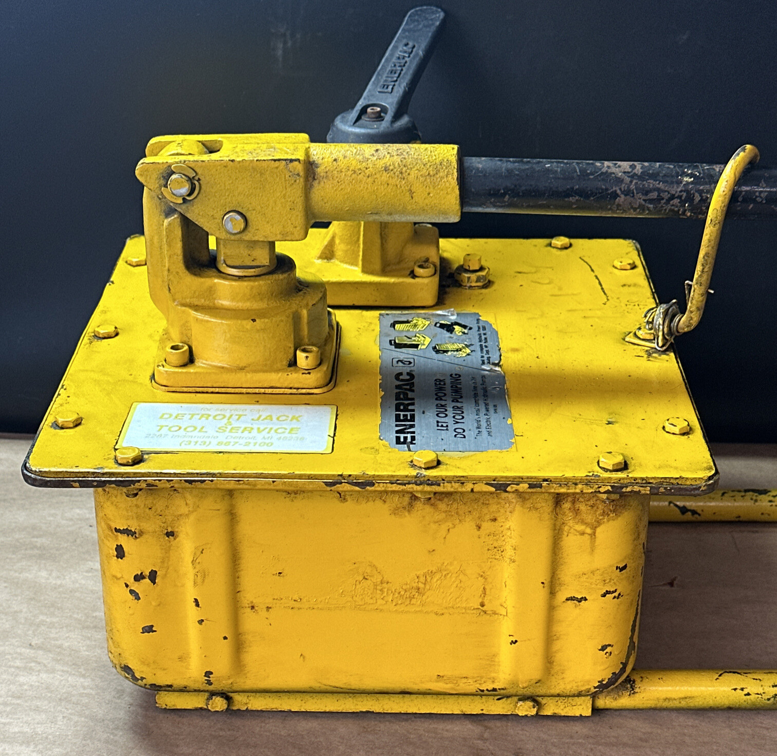 ENERPAC P462 Two Speed ULTIMA Steel Hydraulic Hand Pump 453 in3 Usable ...