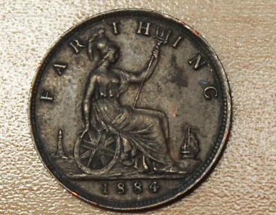 1884 Great Britain Farthing | eBay