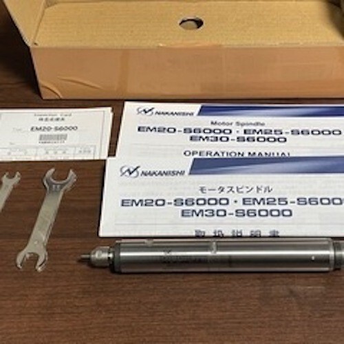NSK Nakanishi EM20-S6000 Brushless Straight Motor Spindle ø0.79 Japan ...