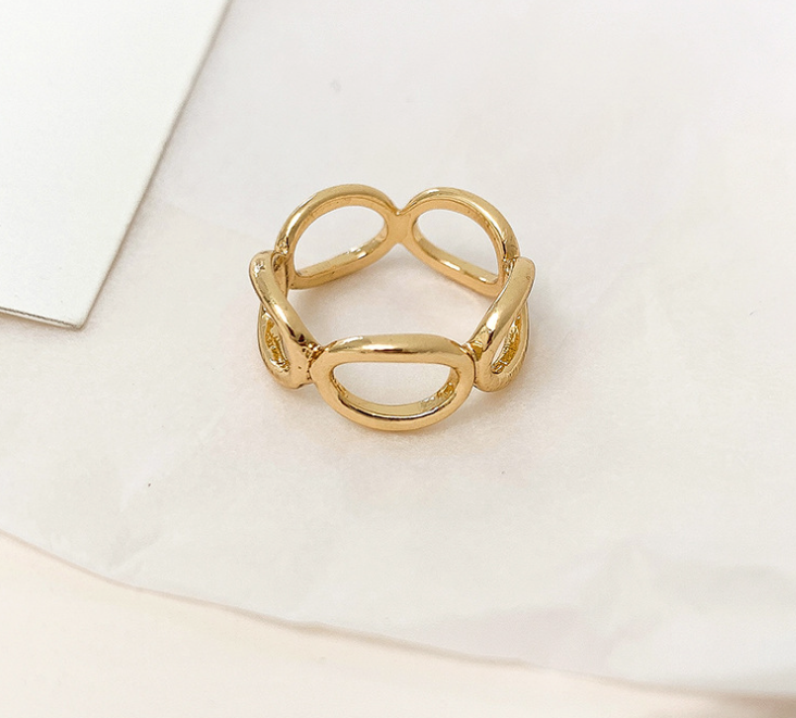 Schalring 3x1cm Tuchring Accessoire Gold für Seidentuch Halstuch Ring ...