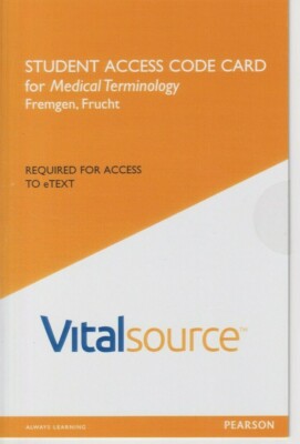 VitalSource Student Access Code Card for Medical Terminology NEW | eBay