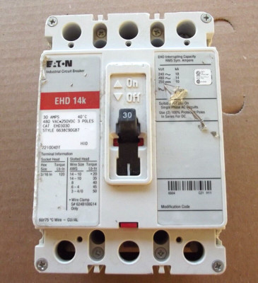 EATON circuit breaker EHD3030 | eBay