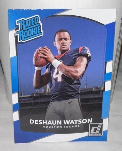 Deshaun Watson 2017 Donruss Rated Rookie RC #345 Texans NM | eBay