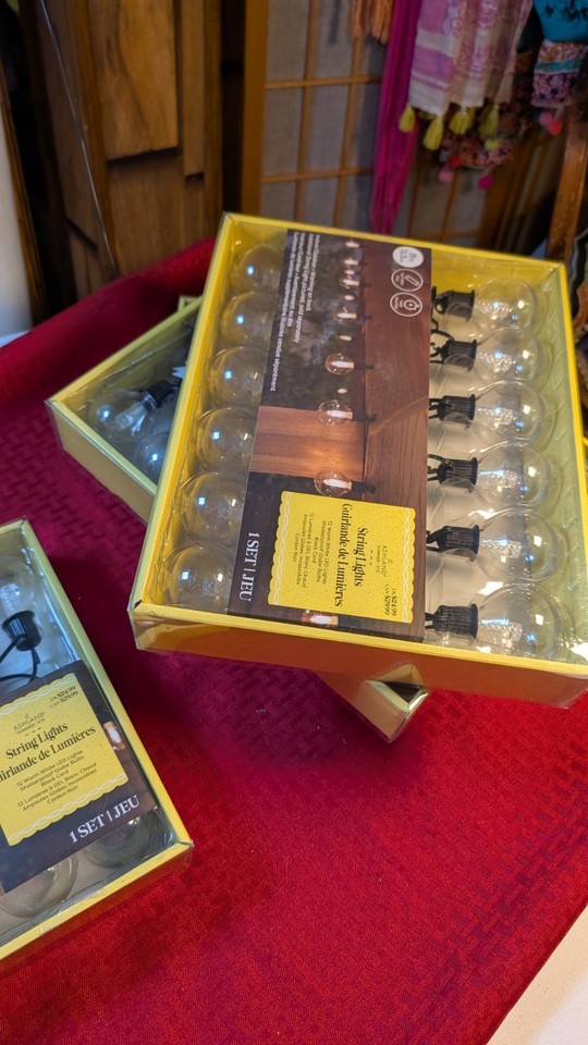 4 sets NEW Ashland Sunmer String Lights 11Ft (12 Ct) Indoor & Outdoor ...