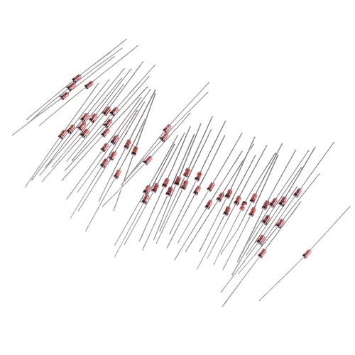 50pcs 1W 5.1V Zener diode 1N4733A 1N4733 IN4733A IN4733 5V1 volt DO GxA ...