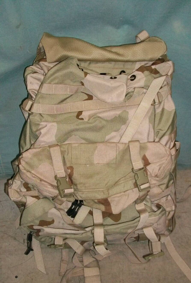 USGI Molle II Large Rucksack DCU 8465-01-520-4857 w/frame Free Shipping ...