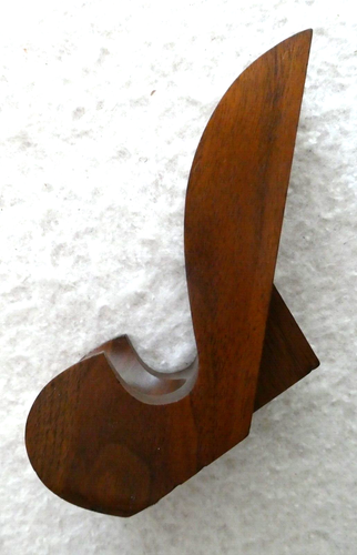 Decatur Industries Deco Genuine Solid Walnut Single Pipe Rest Stand | eBay
