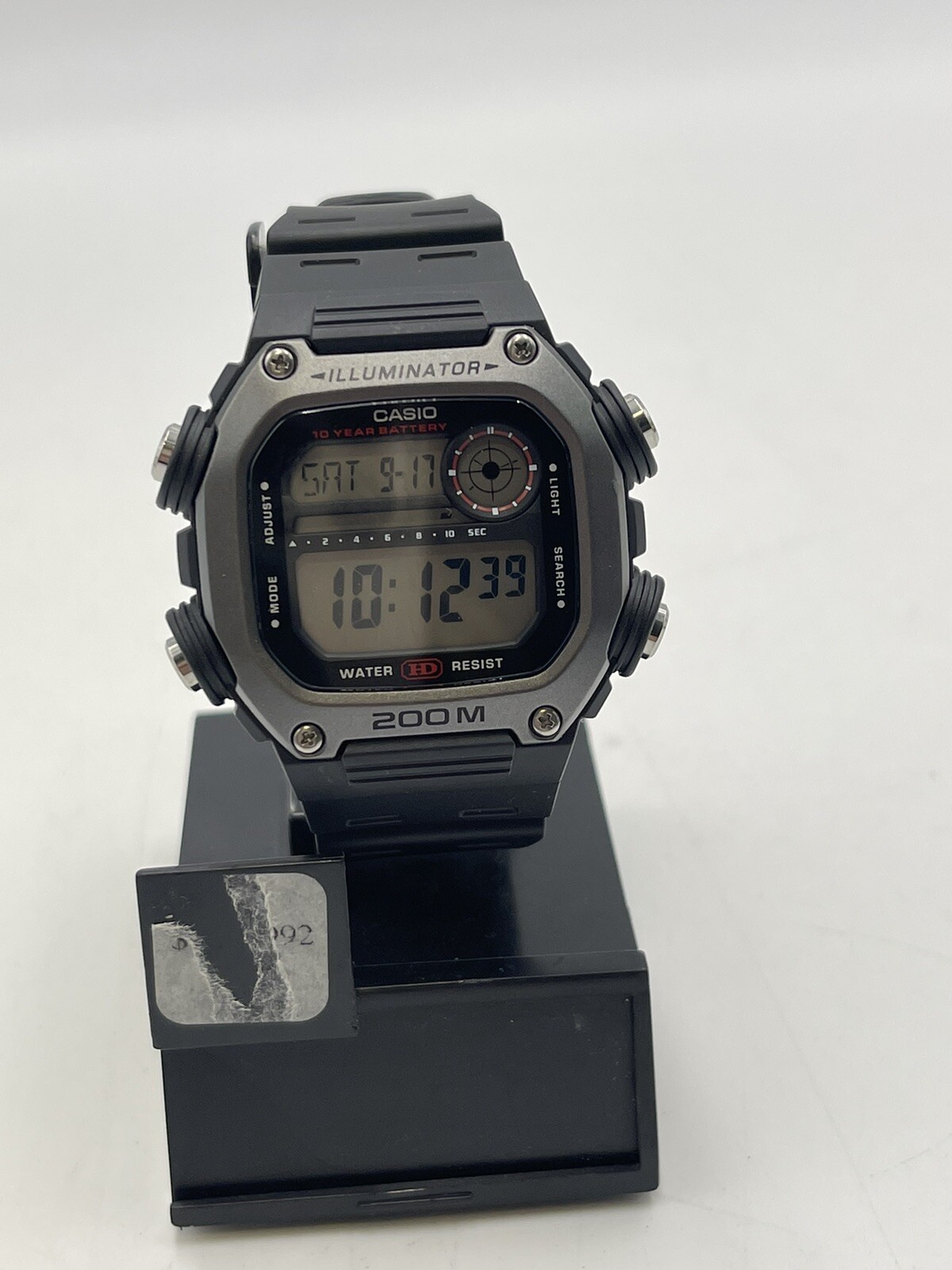 Casio Men's Digital Quartz 10-year Battery 200m Black Resin Watch ...