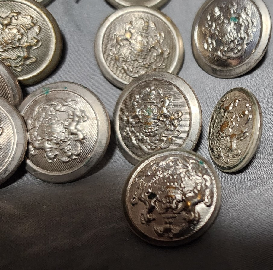 Lot of 23 UNIFORM BUTTONS PENNSYLVANIA STATE SEAL Superior Quality ...