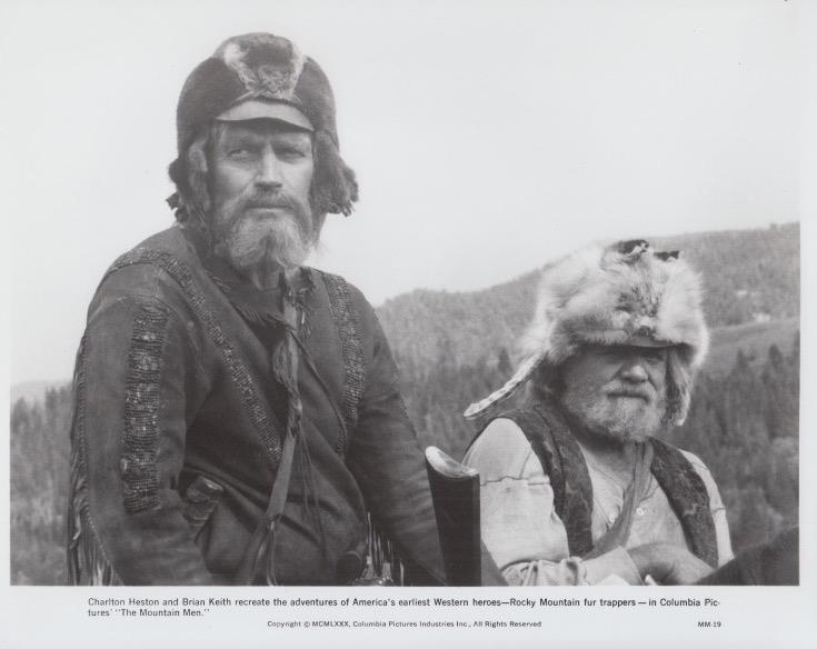 Charlton Heston, Brian Keith in "The Mountain Men" Movie Still | eBay