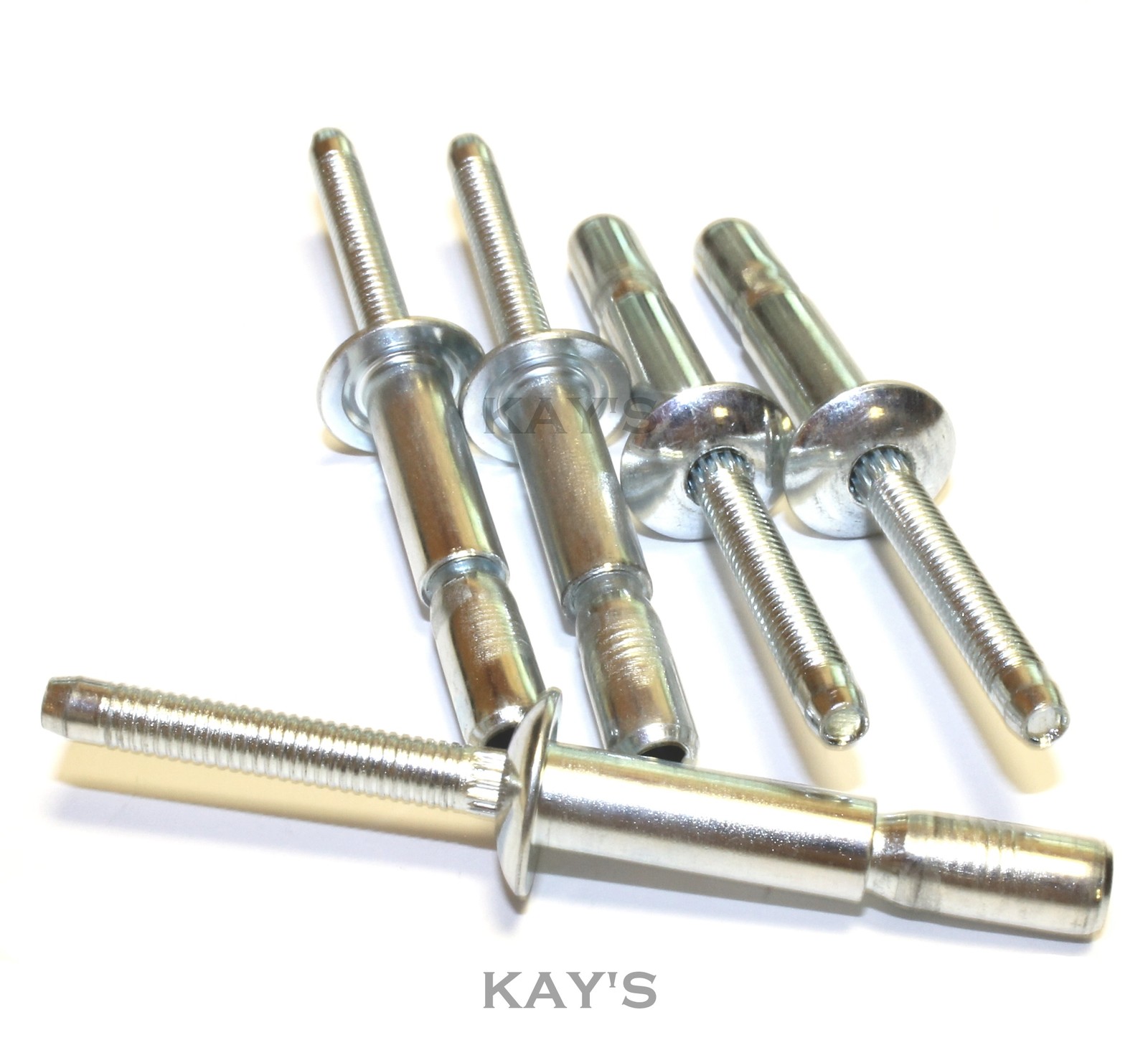 STRUCTURAL POP RIVETS DOME HEAD STEEL MONOBOLT BREAKSTEM FASTENERS 4 ...