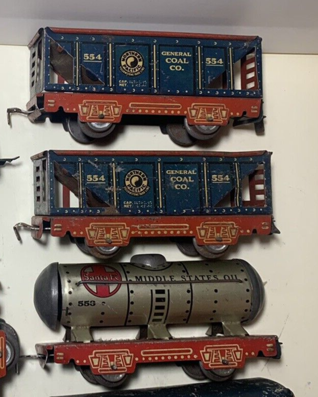 MARX Trains..027..11 Piece assortment..Metal cars | eBay