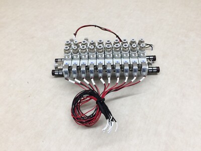 SMC SY7120-5LZD-02 Pneumatic Air Solenoid Manifold Bank 24V Wire ...