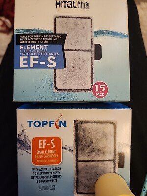 Top Fin EF-S Element Filter Cartridge LOT- Open BOXES. 11 TOTAL FILTERS ...