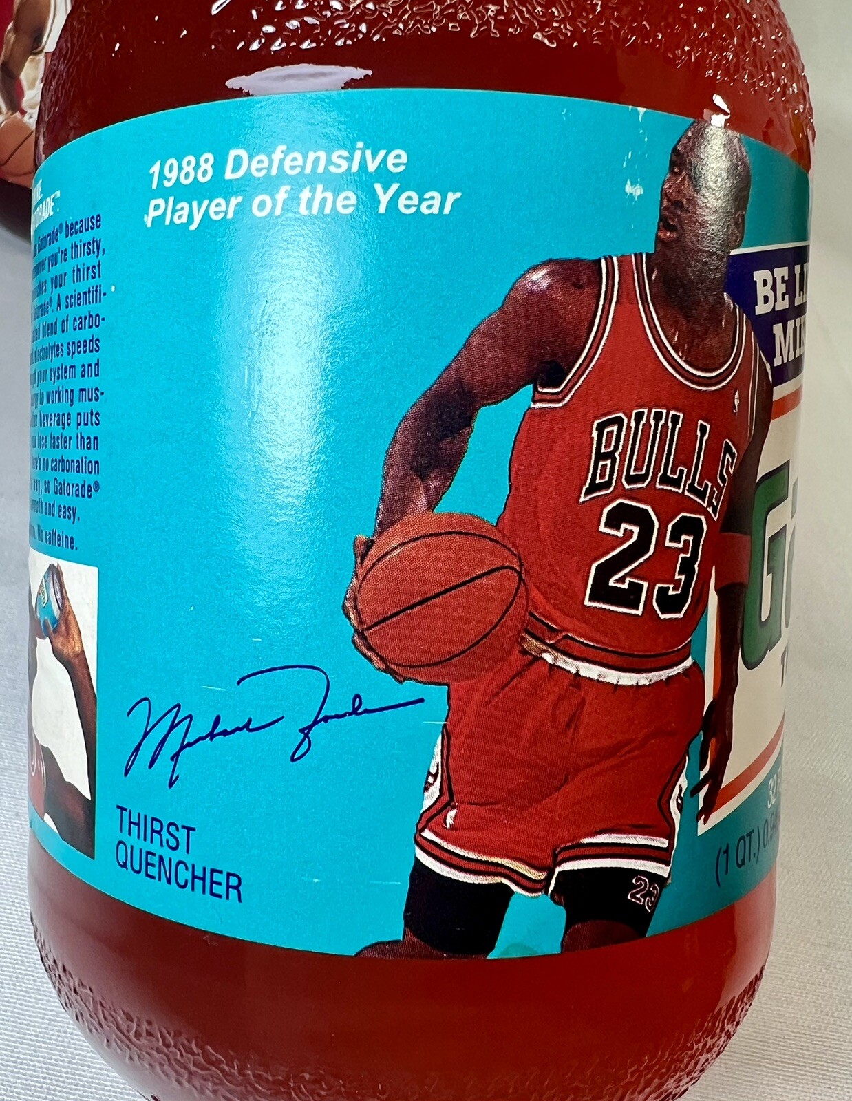 RARE Micheal Jordan vintage Gatorade Glass Bottles set | eBay