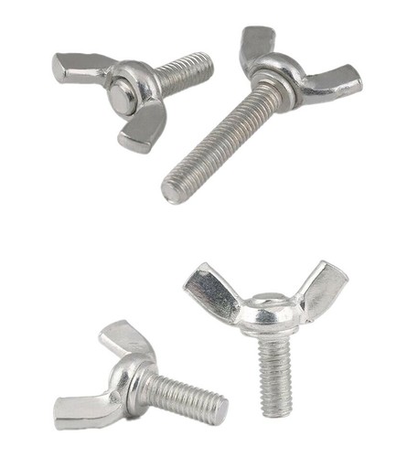 M4 M5 M6 M8 M10 Lengthen butterfly screws Wing bolt DIN315 Carbon steel ...