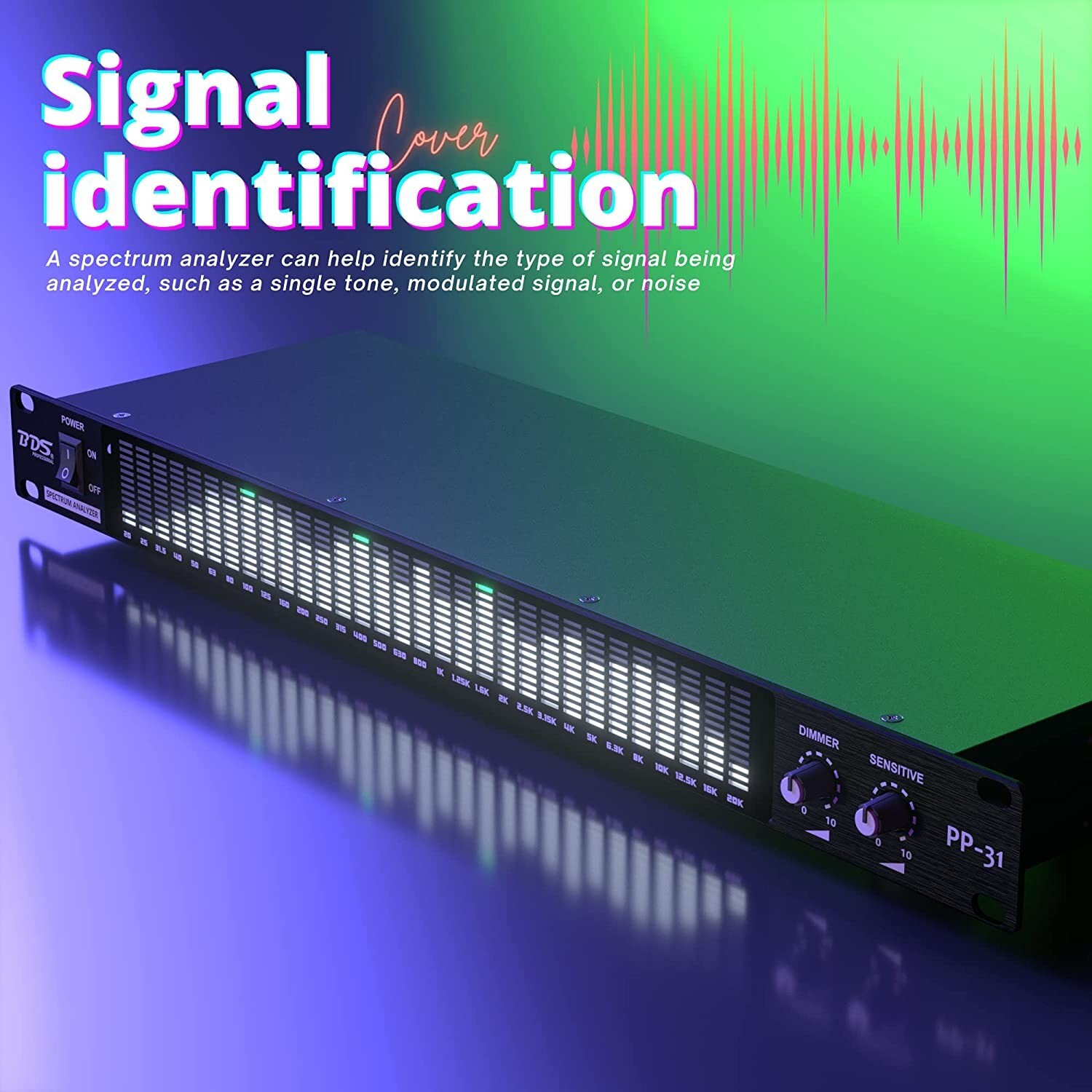 BDS PP-31 Digital Audio Spectrum Analyzer Display Music Spectrum VU ...