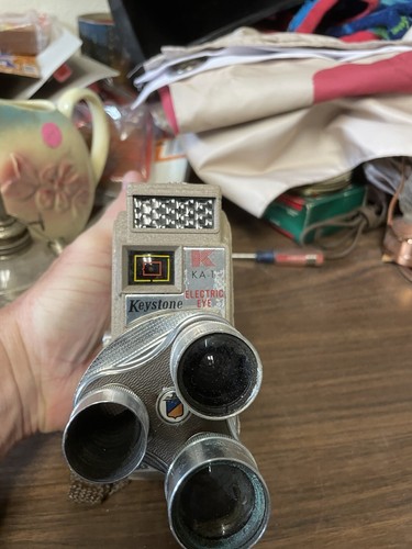Vintage Keystone Electric Eye Movie Camera. As Found Untested | eBay
