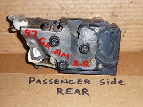 1997 Grand Am RIGHT REAR passenger side back Door Latch w- Power Locks ...