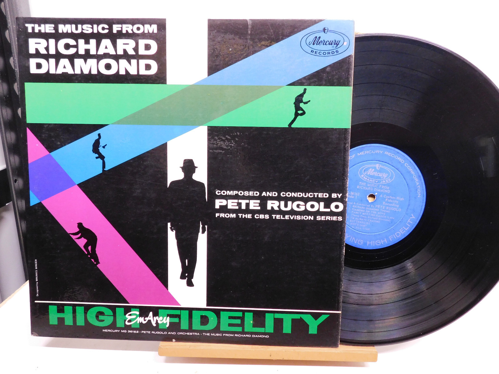 Pete Rugolo Soundtrack mono LP The Music From Richard Diamond on ...