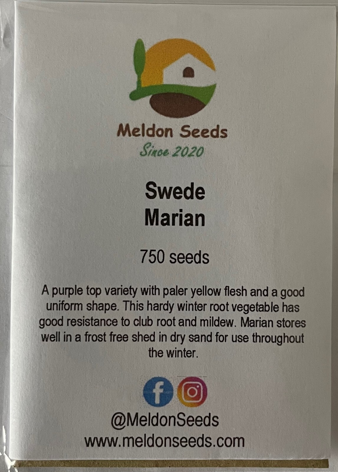 Swede Marian Seeds 250 Fresh Vegetable Seeds for Growing UK Swedish ...