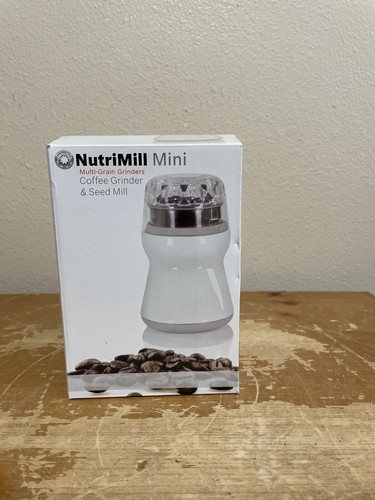 Nutrimill Mini Coffee Grinder and Seed Mill Multi-Grain Grinder Open ...