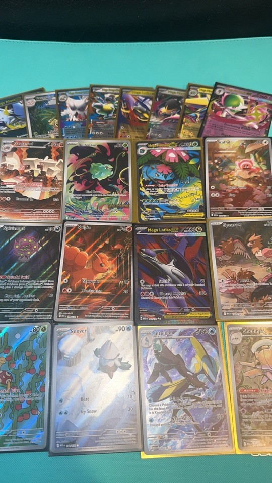 Pokemon Mega Evolution FA/IR Card Lot, Bulbasaur, venasaur, vulpix ...
