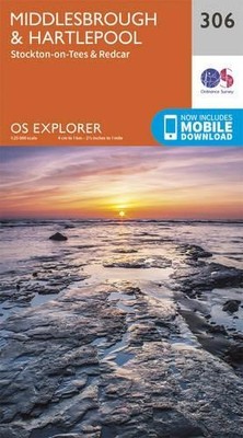 Middlesbrough and Hartlepool, Stockton-on-Tees and Redcar (Map) OS ...