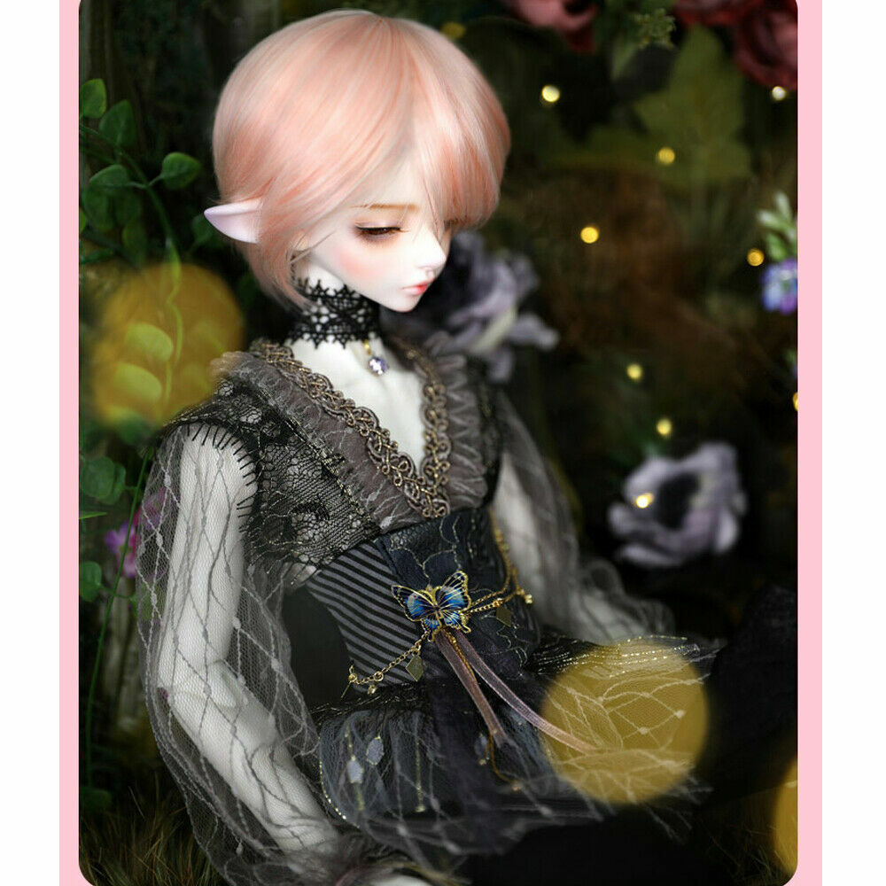 BJD 1/4 Dolls MSD Demon Elf Boy Resin Jointed Eyes Makeup Wig Clothes ...