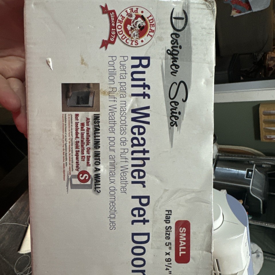 NEW Ideal Pet Products Ruff-Weather Pet Dog Door 5” X 9 1/4” Small ...