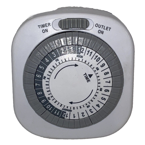 UTILITECH Timer Manual Programmable Indoor Electrical Plug In #0148297 ...