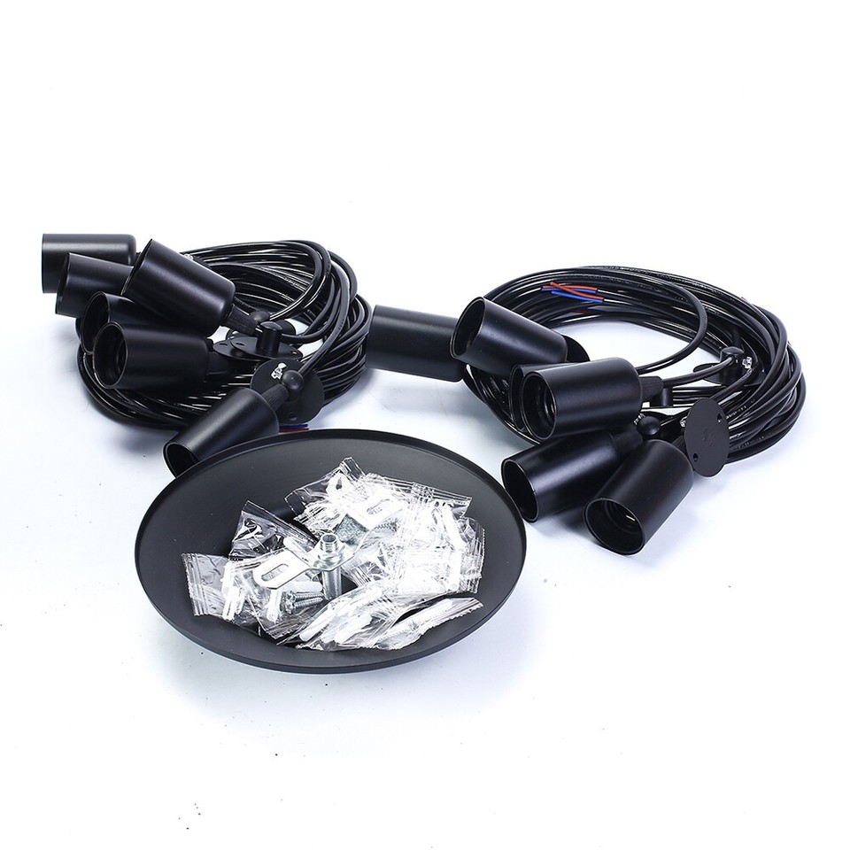 6 / 8 / 12 Way Ceiling Spider Light Fitting Industrial Chandelier Lamp ...