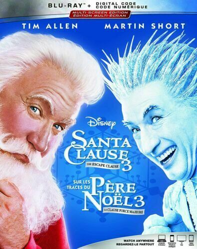 Santa Clause 3 The Escape Clause (blu-ray) Tim Allen Martin Short Very ...