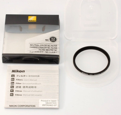 Nikon Neutral Color NC Filter 52mm (2479) [Open Box] from Japan | eBay