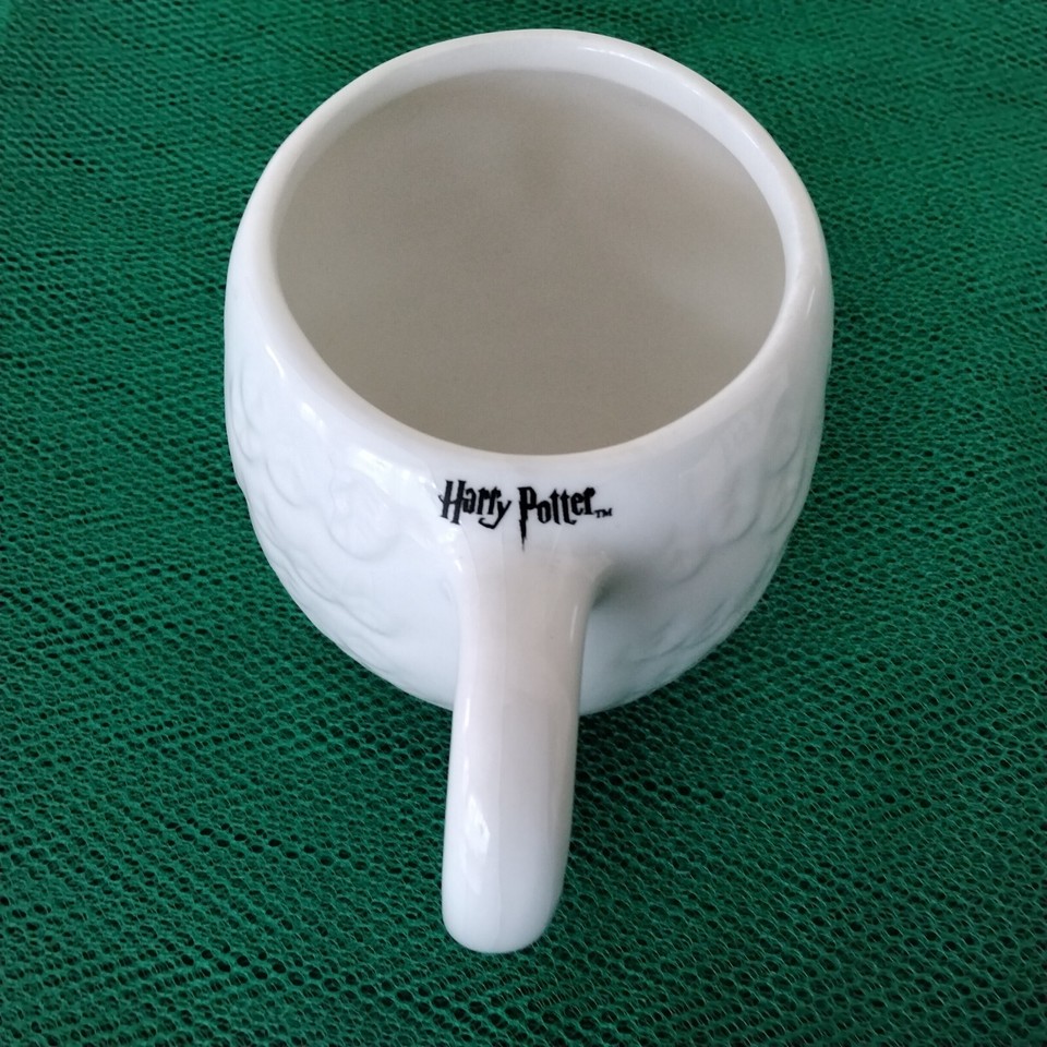 Harry Potter Hedwig White Owl Coffee Mug Warner Bros 12 oz | eBay