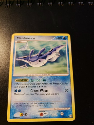 Pokémon TCG Mantine Mysterious Treasures 29 Regular Rare | eBay