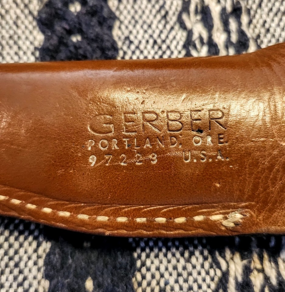Vintage A400, Armorhide Sheath Gerber Knife | eBay