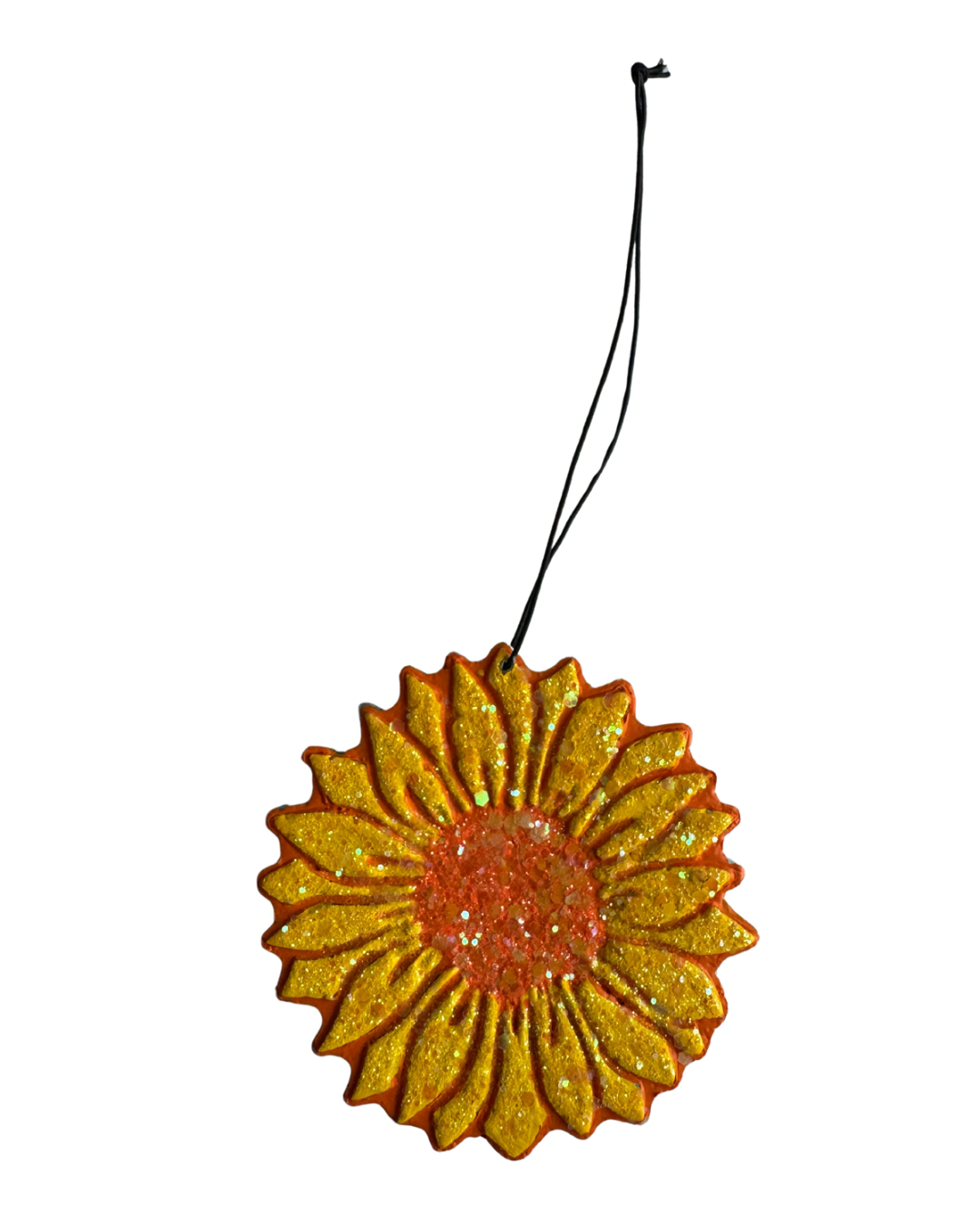 SUNFLOWER Car Freshie or Home Air Freshener Orange & Yellow | eBay