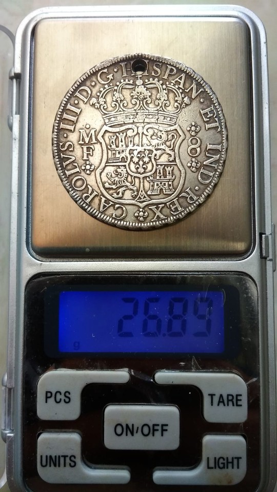 Mexico 8 Reales 1768 Spanish Colonial Pillar Dollar Silver Coin. | eBay