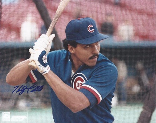 1984 Chicago Cubs Henry Cotto Autograph Signed Photo | eBay