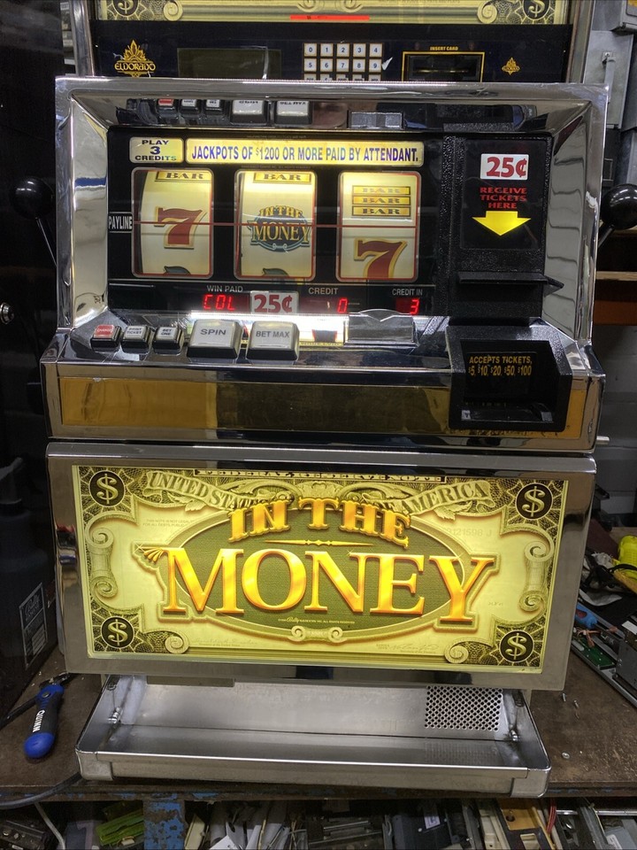 Bally 6000 In The Money 3 Coin SLOT MACHINE | eBay