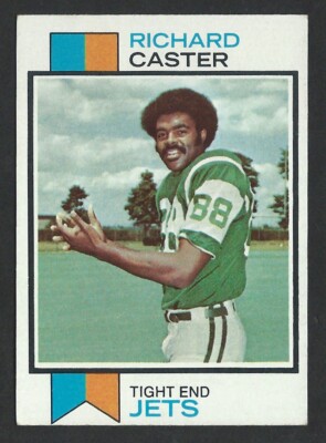 1973 Topps #323 RICHARD CASTER New York Jets EX+ | eBay