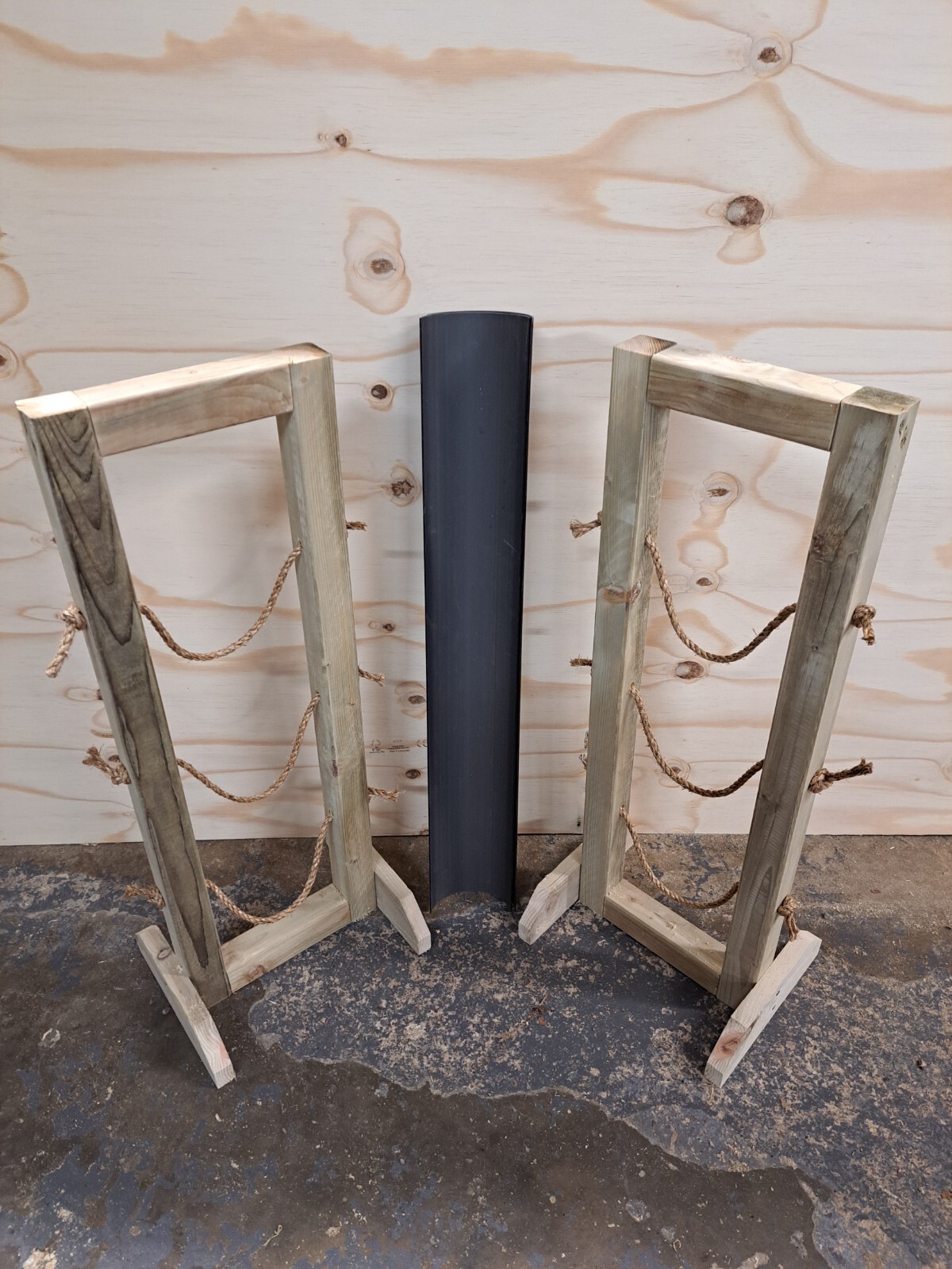 Wooden Gutter Stands - EYFS, LOTC, Outdoor Play, Water Play, Sensory ...