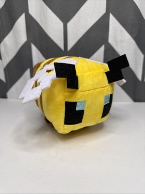 Minecraft Bee Plush Mattel Mojang Studios 2023 8” Wings Cube Stuffed ...