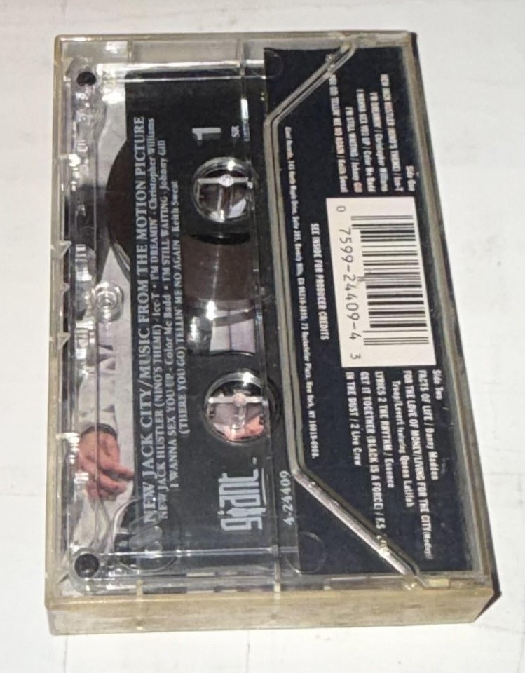 New Jack City Cassette Soundtrack 1991 Rap Hip Hop R&B Black Parental ...