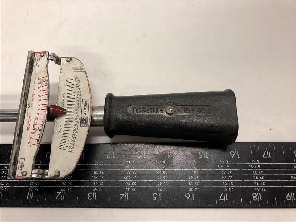 Sears Craftsman 44644 Digitork Torque Wrench 0-600" 0-600lbs. 0 ...