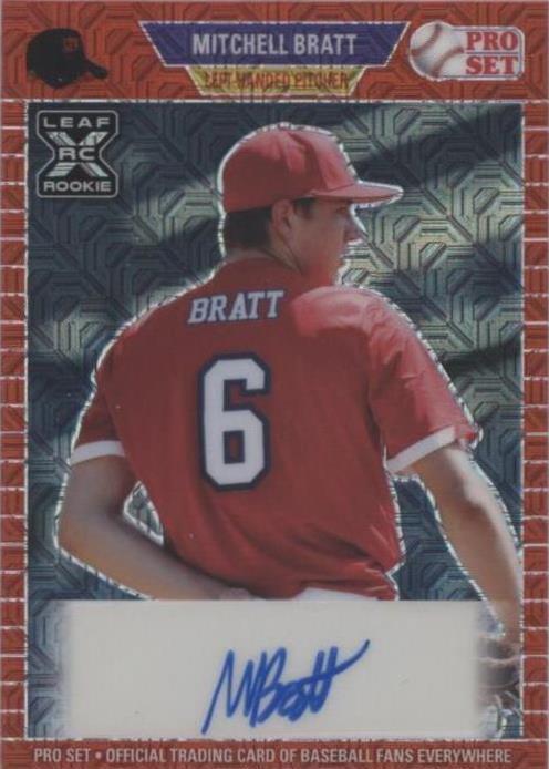 2021 Leaf Pro Set Metal - 1989 Pro Set Autographs Mitch Bratt #PA-MB2 ...